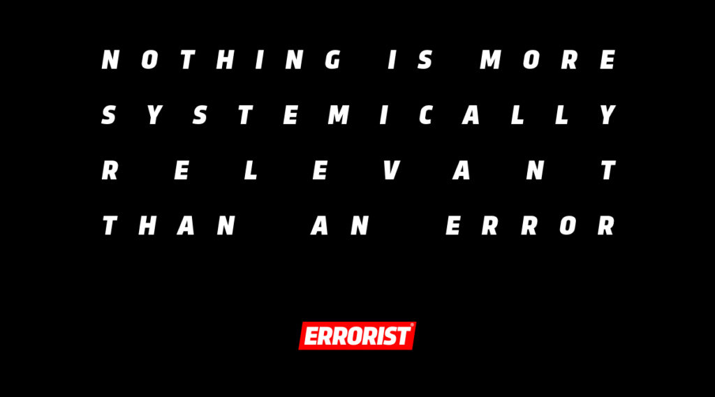 About — ERRORIST®